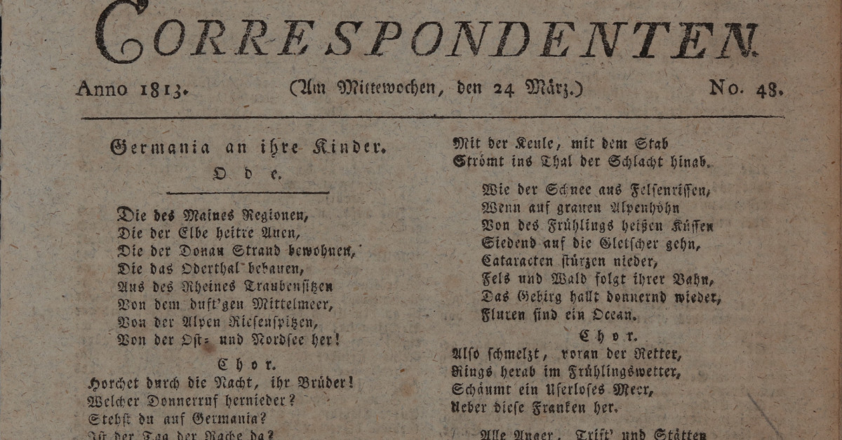 Germania an ihre Kinder. Ode – Germania an ihre Kinder – Freies ...
