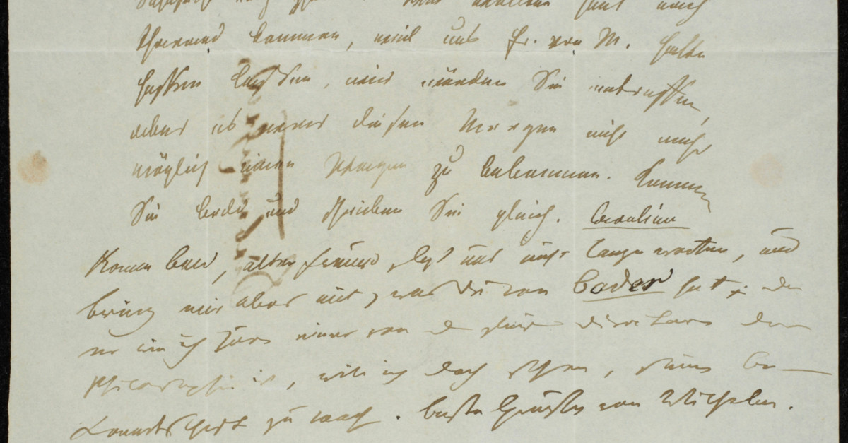 Brief an Friedrich von Hardenberg (Novalis), Dresden, 1. Juli 1798 ...